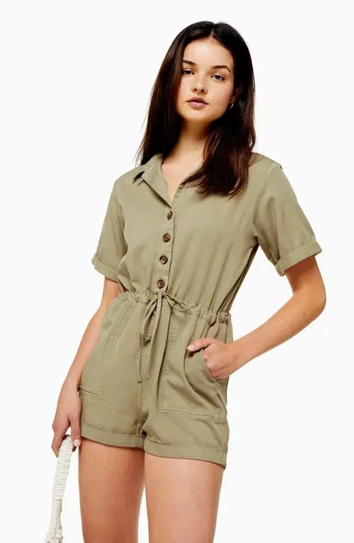 Topshop Utility Romper