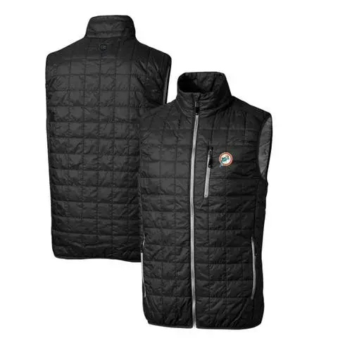 Cutter & Buck Miami Dolphins Throwback Logo Rainier Vest
