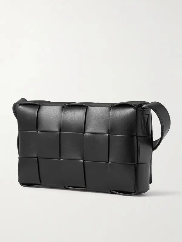 Bottega Veneta Cassette Intrecciato Messenger Bag