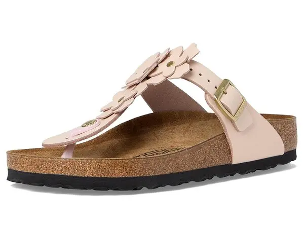 BIRKENSTOCK Gizeh Floral Embellished Thong Sandals - Pink