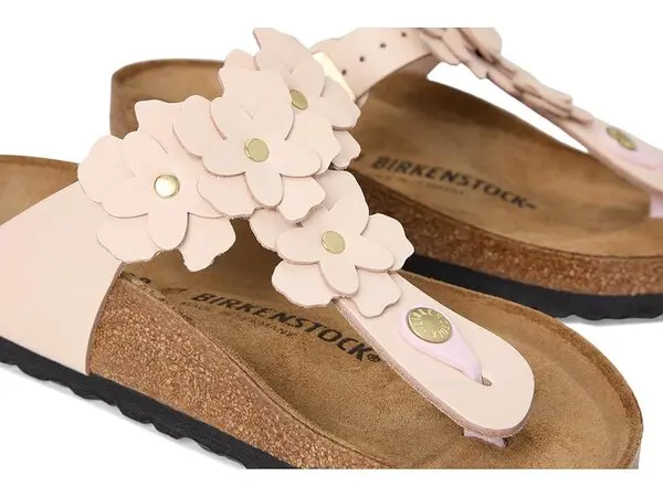BIRKENSTOCK Gizeh Floral Embellished Thong Sandals - Pink