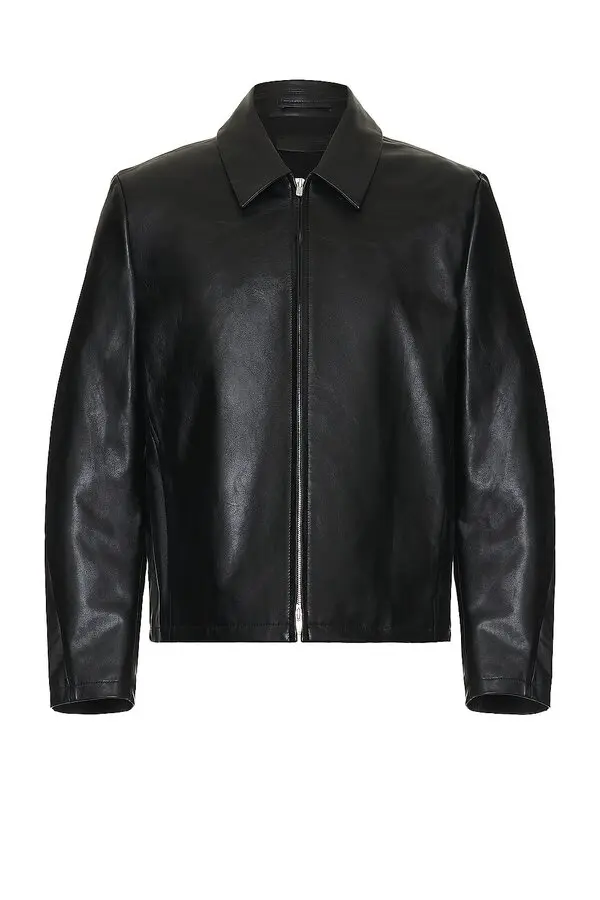 Post Archive Faction (Paf) 6.0 Leather Jacket In Black - 44% Off