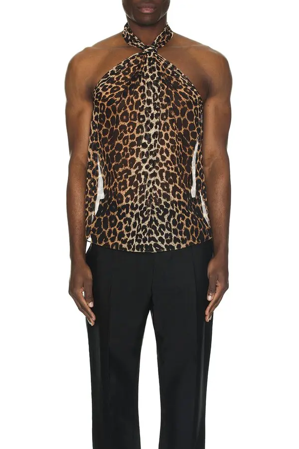 Saint Laurent Marcel Cravate Top