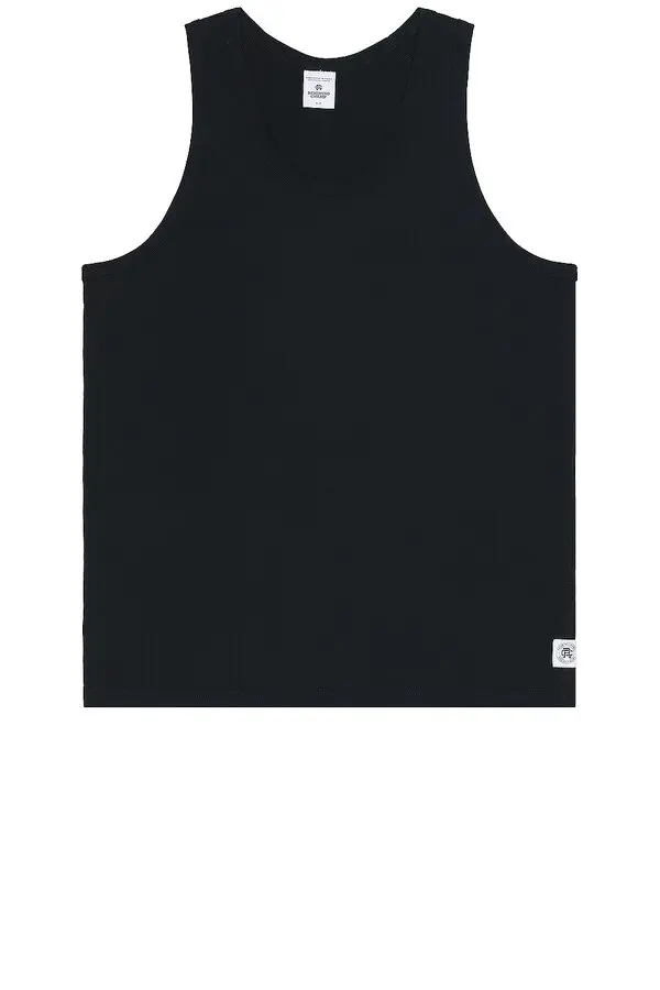 Reigning Champ Lightweight Jersey Tank Top - Black