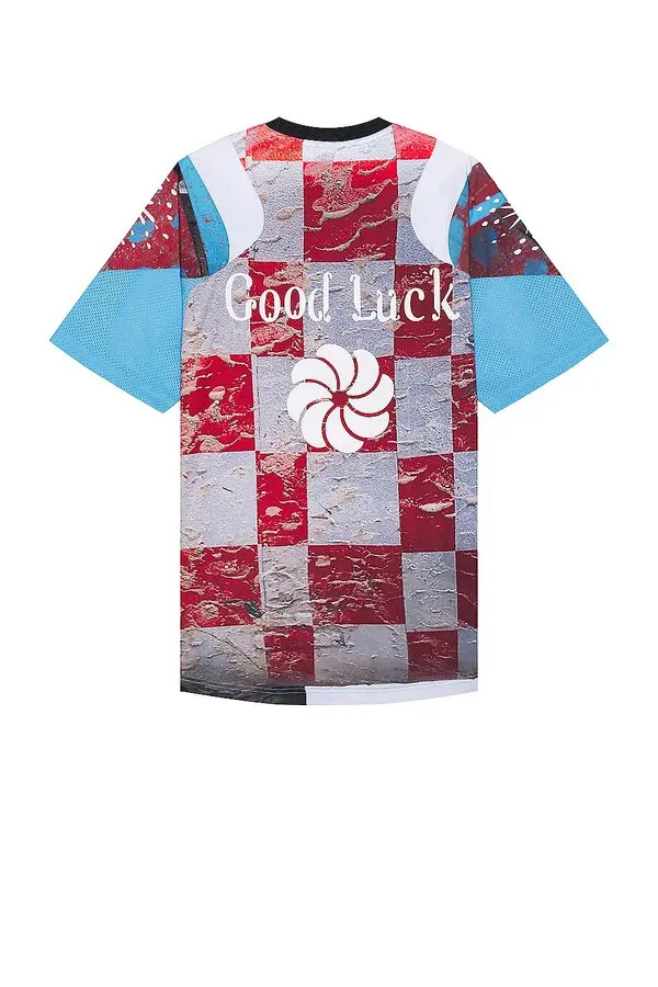 トップス P.A.M. / STARGATE SHORT SLEEVE JERSEY Perks And Mini Stargate Jersey In Red In Checkerboard - 72% Off