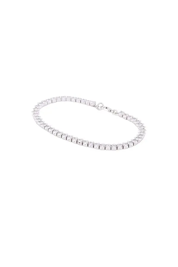JORDAN ROAD Natasha Bracelet - 18k Rhodium Plated Brass