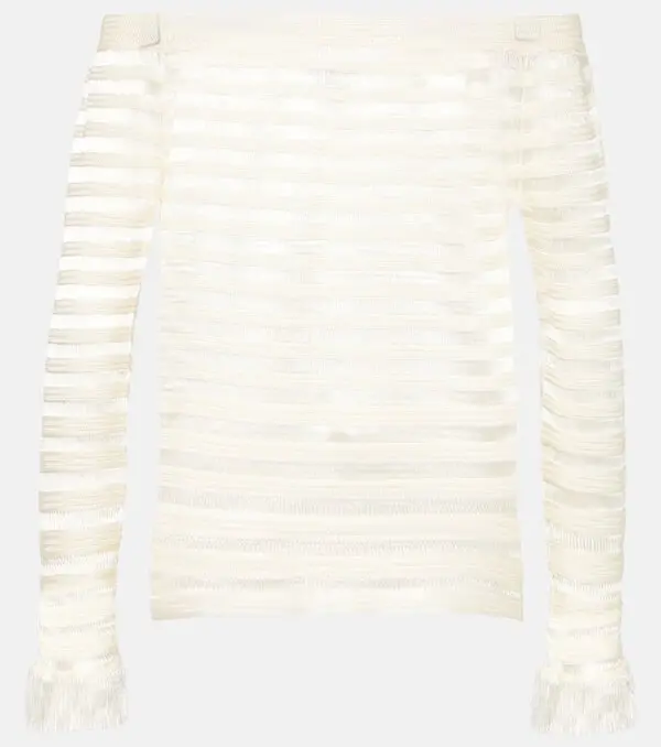 TOM FORD Off-shoulder Top - White