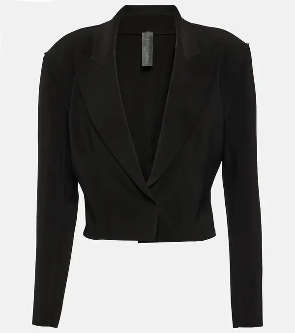 Norma Kamali Cropped Blazer