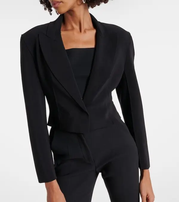Norma Kamali Cropped Blazer