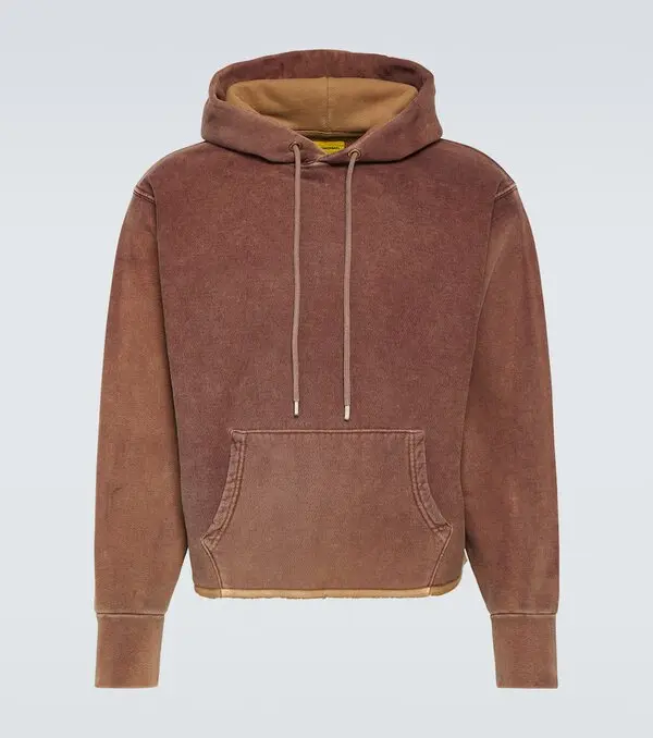 NOTSONORMAL Raw Edge Cotton Fleece Hoodie