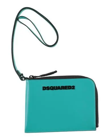 Dsquared2 Leather Crossbody Wallet - Blue