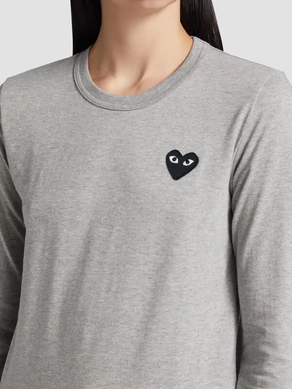 Play Comme Des Garcon Heart Long-sleeve T-shirt