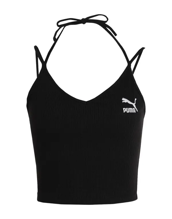 PUMA Classics Ribbed Crop Top