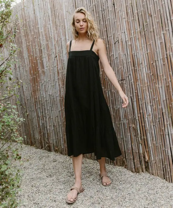 Jenni Kayne Flowy Summer Dress - Black | Editorialist