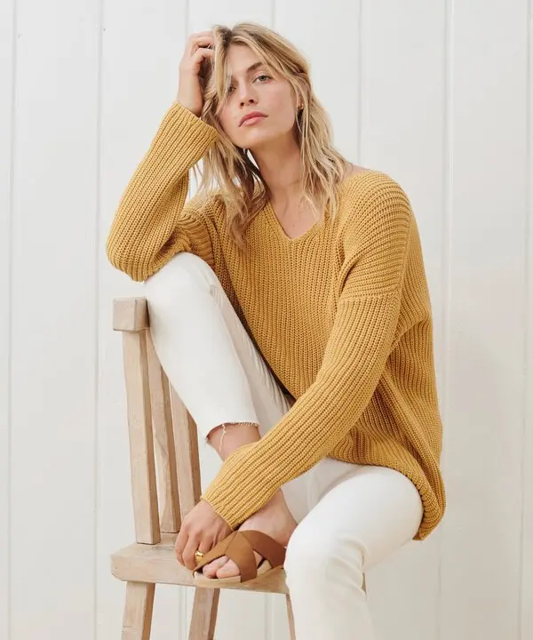 Jenni Kayne Cotton Cabin Sweater