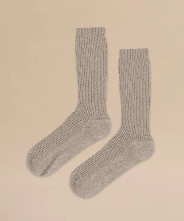 Jenni Kayne Cashmere Socks - Stone