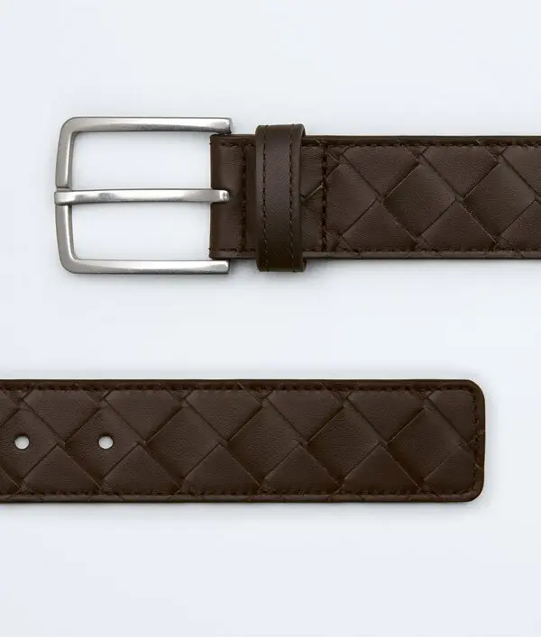 Bottega Veneta Intrecciato Belt - Fondant
