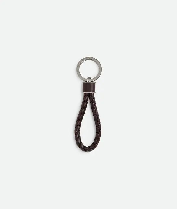 BOTTEGA  VENETA Intreccio Key Ring - Fondant