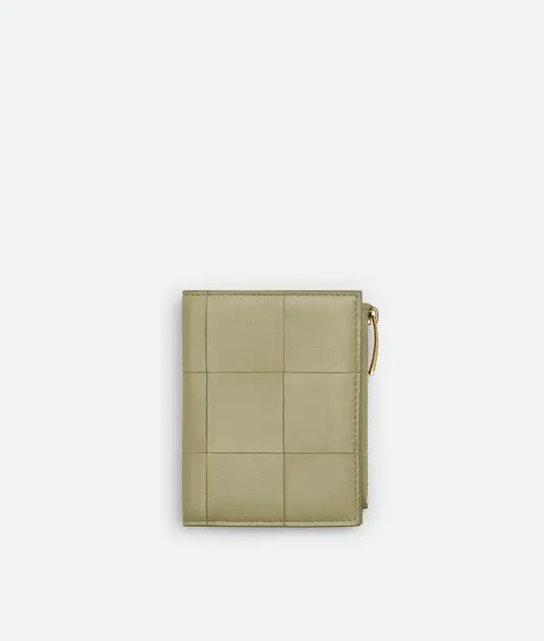 Bottega Veneta Cassette Small Bi-fold Wallet - Travertine