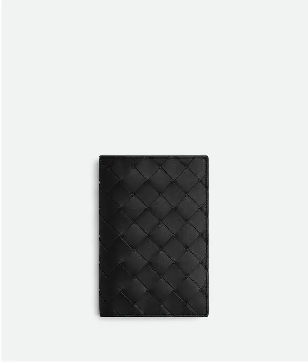 BOTTEGA  VENETA Intrecciato Passport Case - Space/new Sauge
