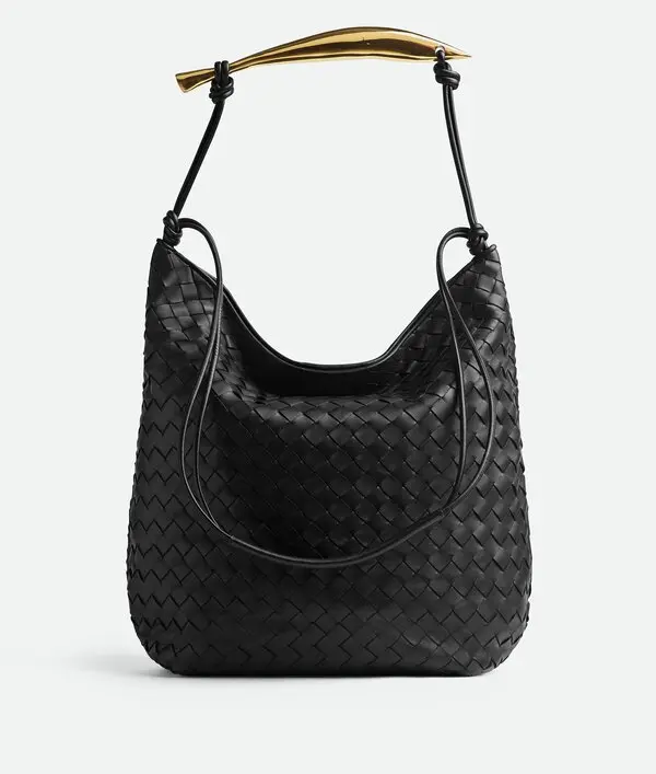 Bottega Veneta Sardine Hobo Bag - Black