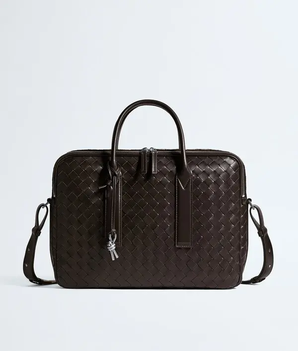 Bottega Veneta Large Intrecciato Briefcase - Fondant
