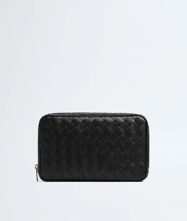 Bottega Veneta Intrecciato Medium Organizer - Black