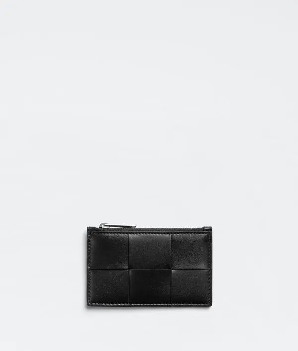 BOTTEGA  VENETA Zippered Card Case - Black