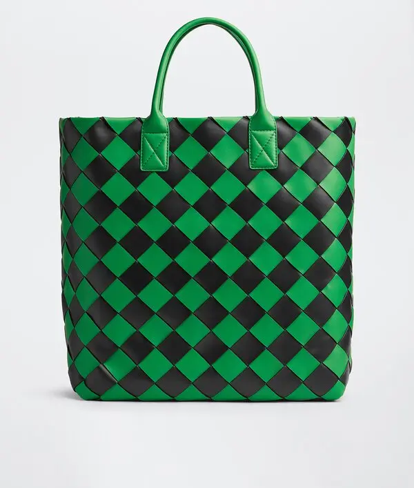 Bottega Veneta Maxi Intreccio Tote - Grass/black