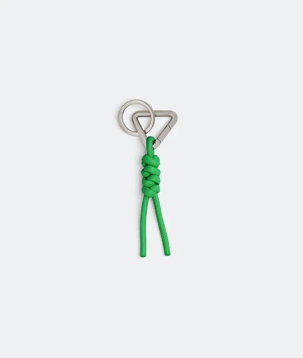 BOTTEGA  VENETA Triangle Key Ring - Parakeet