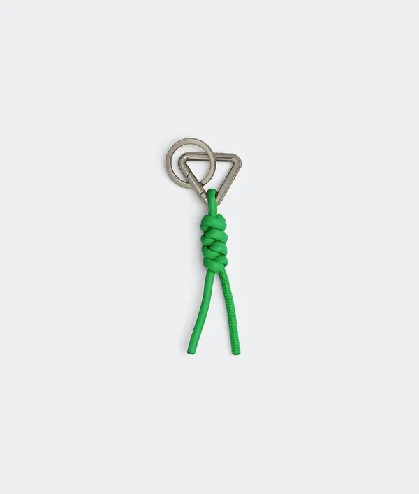 Bottega Veneta Triangle Key Ring - Parakeet