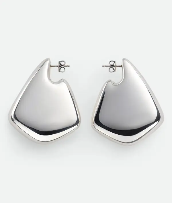 Bottega Veneta Large Fin Earrings