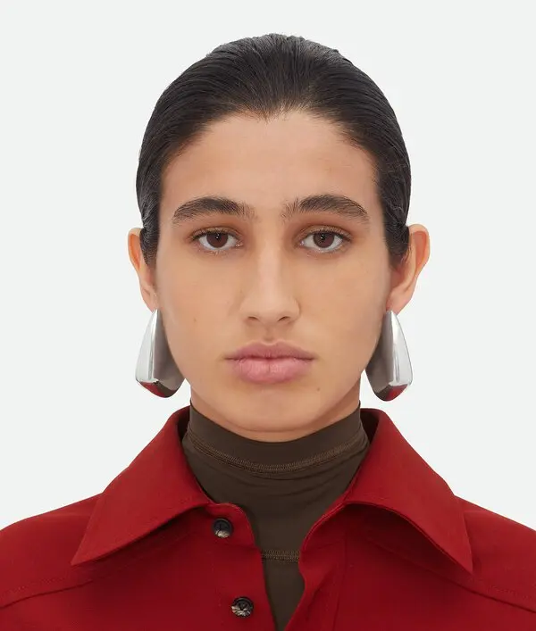 Bottega Veneta Large Fin Earrings