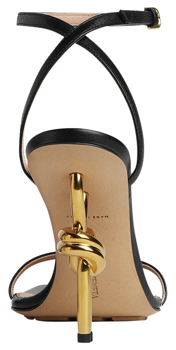 Bottega Veneta Knot Sandal - Black