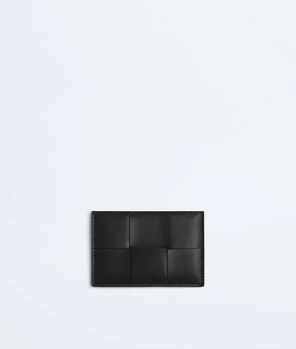 Bottega Veneta Cassette Credit Card Case - Black