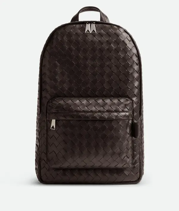 BOTTEGA  VENETA Intrecciato Leather Backpack - Fondant