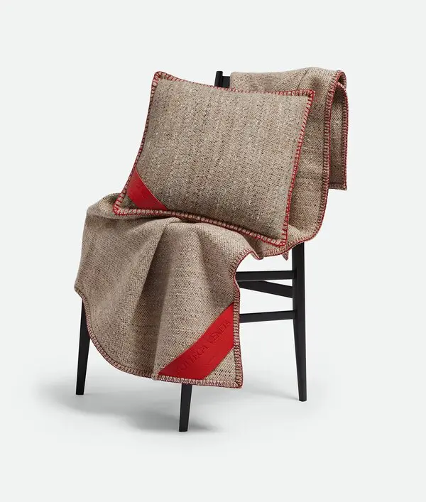 Bottega Veneta Tweed Cushion