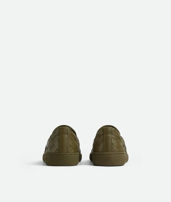 Bottega Veneta Sawyer Intrecciato Slip-on Sneakers - Mud