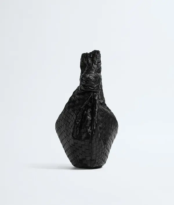 Bottega Veneta Medium Jodie Intrecciato Shoulder Bag - Nero