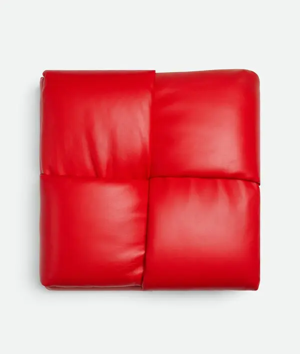 Bottega Veneta Intreccio Padded Cushion - Red Stone