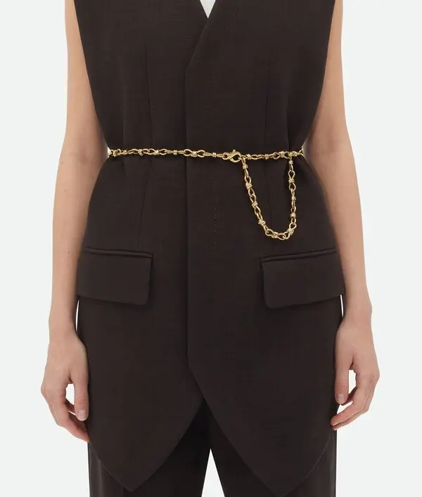 Bottega Veneta Chain Belt Bottega Veneta The Chain Pouch Is Now a Belt Bag | Hypebae main image 4