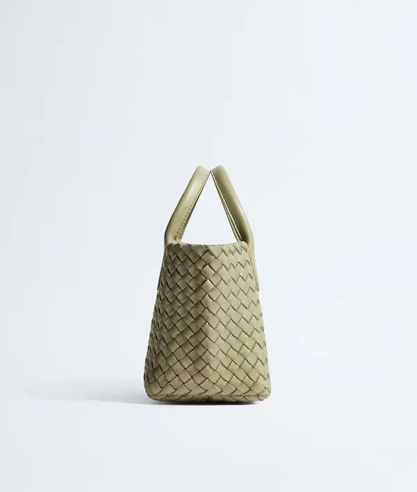 Bottega Veneta Mini Cabat - Travertine