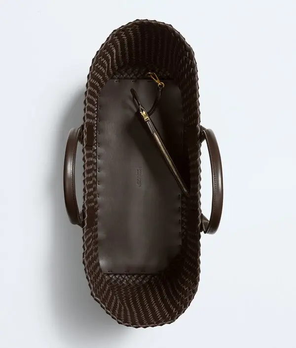 Bottega Veneta Large Intreccio Leather Cabat Tote Bag