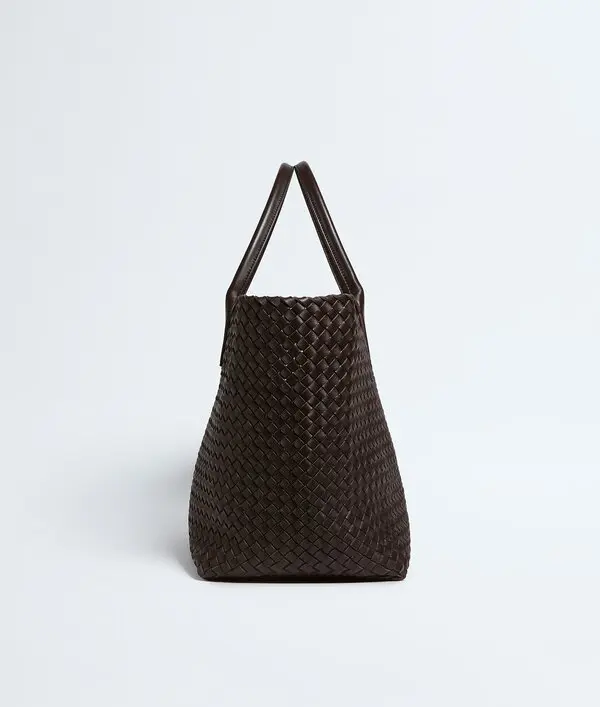 Bottega Veneta Large Intreccio Leather Cabat Tote Bag
