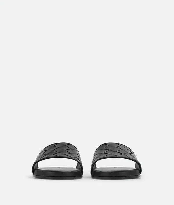 Bottega Veneta Padded Intrecciato Leather Mule Sandal