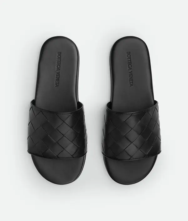 Bottega Veneta Padded Intrecciato Leather Mule Sandal