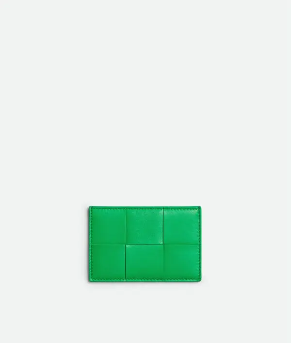 Bottega Veneta Cassette Credit Card Case - Parakeet