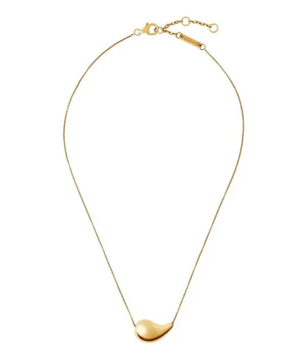 Bottega Veneta Drop Pendant Necklace - Yellow Gold