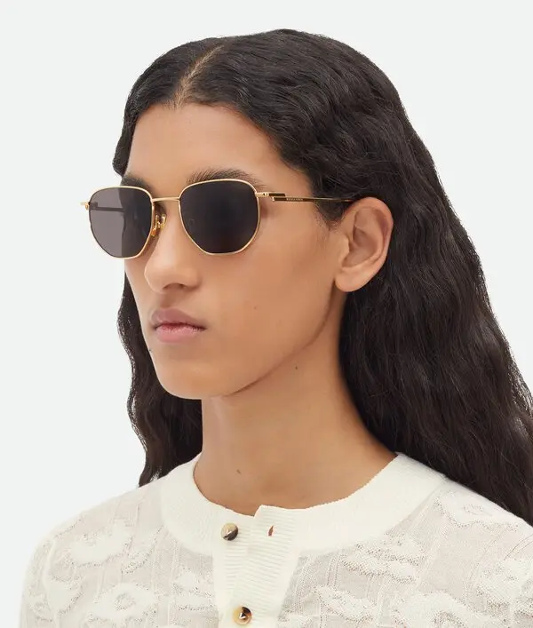 Bottega Veneta Split Panthos Sunglasses
