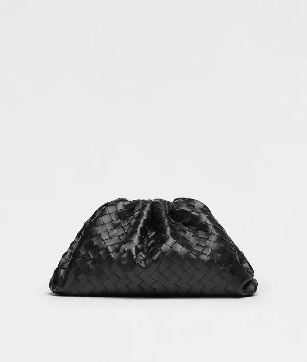 Bottega Veneta Intrecciato Leather Pouch - Black